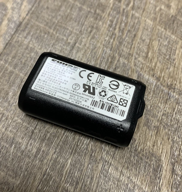 SHURE SB900 LITHIUM-ION Rechargeable Battery $55.00 - PicClick