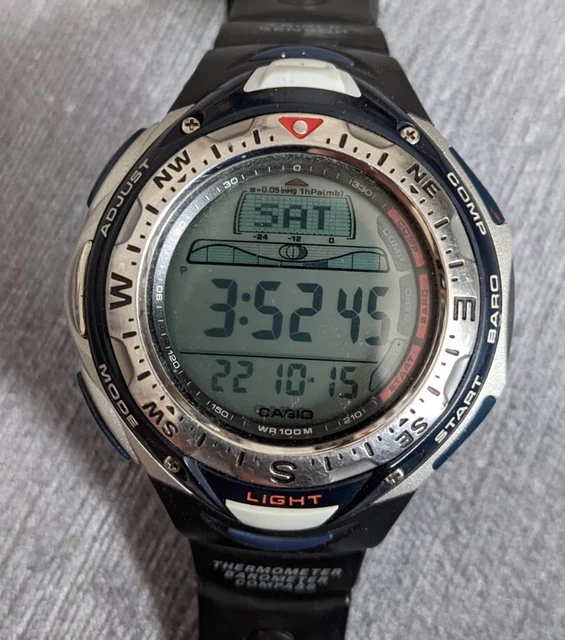 CASIO SPF 40 Sea Pathfinder Triple Sensor Watch 2273 £50.00 - PicClick UK