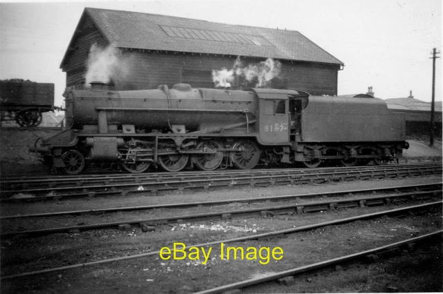 RAILWAY PHOTO 12X8 LMS 8F 2-8-0 No 8187 Daley Roaf Shed 12/10/1947 £7. ...