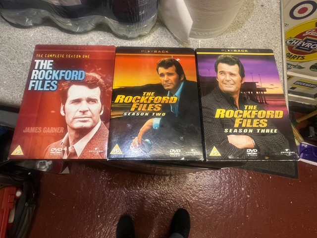 THE ROCKFORD FILES DVD Complete Seasons 1+2+3 James Garner Hollywood Tv ...