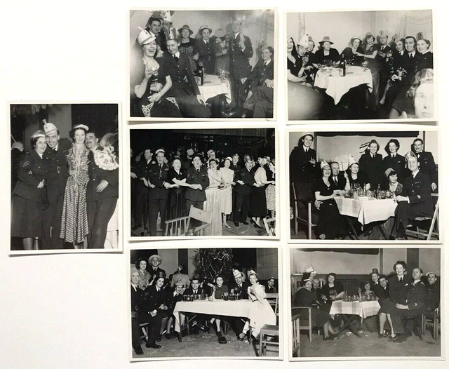 VINTAGE RAF WRAF Malcolm Club Photos Party Happy Scenes Dancing ...