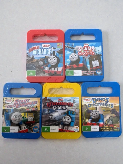 THOMAS & FRIENDS DVD Lot x5 ABC Kids PAL Region 4 New Sealed Handle Box ...