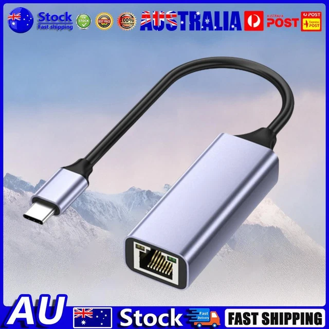AU NETWORK ADAPTER 1000Mbps Wired Card RJ45 2.5G for Tablet Laptop ...
