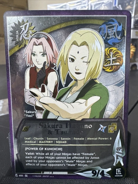 SAKURA HARUNO & Tsunade [Power of Kunoichi] - 685 - Super Rare GenCon ...