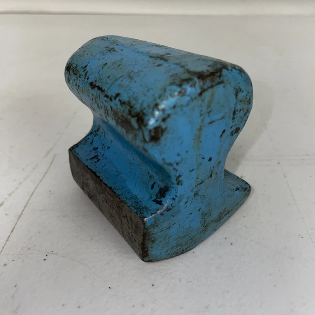 VTG PORTER FERGUSON Auto Body Anvil Dolly Attachment Blue Hand Anvil ...