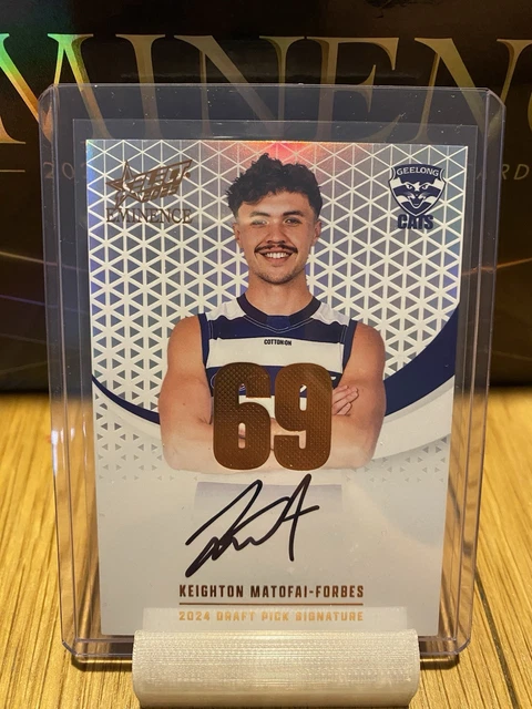 2025 AFL EMINENCE Draft Pick Signature Copper Keighton Matofai-Forbes ...