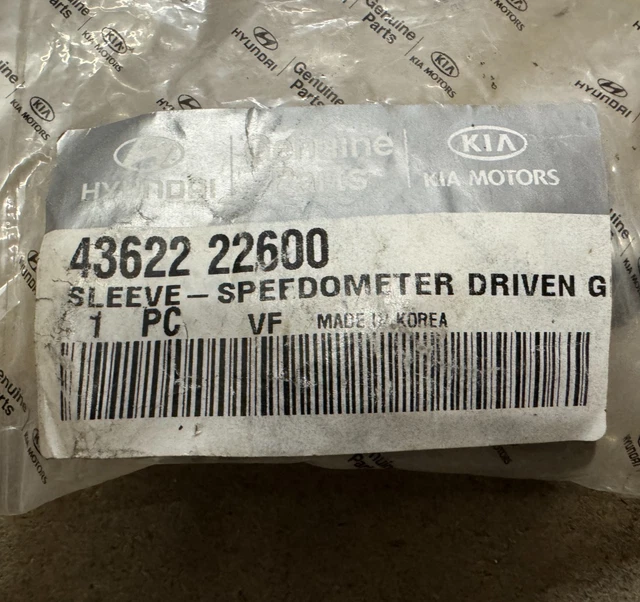 OEM HYUNDAI KIA 43622-22600 Speedometer Driven Gear Sleeve Genuine Part ...