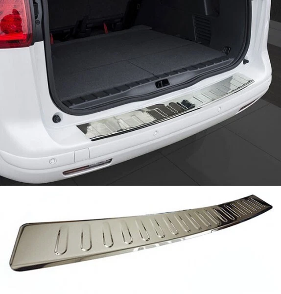 VW GOLF MK7 7 GTI Rear Bumper Stainless Steel Protector Guard Trim ...
