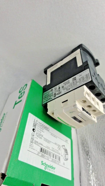 SCHNEIDER LC1D09BD - IEC contactor TeSys Deca nonreversing 9A £33.99 ...