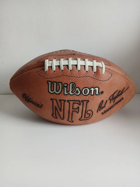 VINTAGE WILSON AUTOGRAPH Model Full Size Football Commisioner Ball Paul ...
