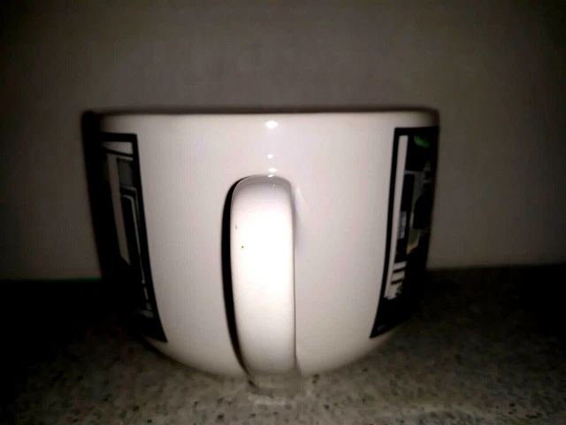 VINTAGE CAR GAS Station Pumps Coffee Mug Soup Bowl Riviera Van Beers ...