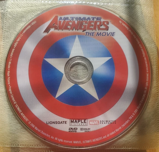 ULTIMATE AVENGERS THE Movie Loose Disc DVD Lionsgate £1.29 - PicClick UK