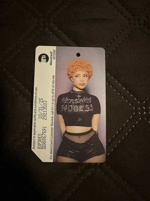 ICE SPICE METROCARD - Limited Edition Collector Item £80.64 - PicClick UK