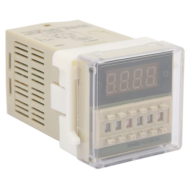 DH48S-2Z DIGITAL TIME Delay Relay LCD Display Timer For Outdoor ...