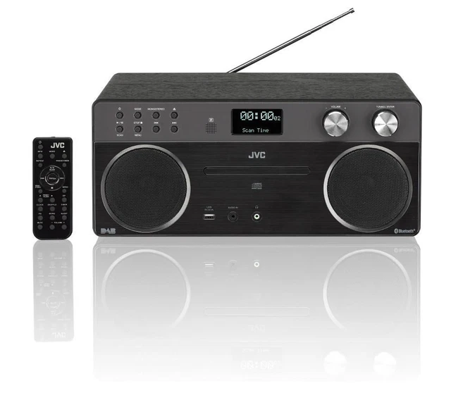 JVC RD-D90 HI-FI Stereo System Dab Radio Cd Player Wireless Bluetooth ...
