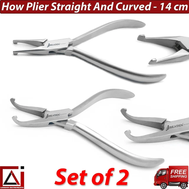 HOW PLIERS CURVED & Straight Dental Orthodontic Arch-Wires Removal ...