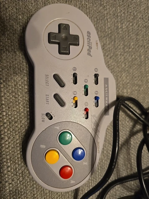 ASCIIPAD SUPER NES Super Nintendo SNES Controller Asciiware 4900E ...