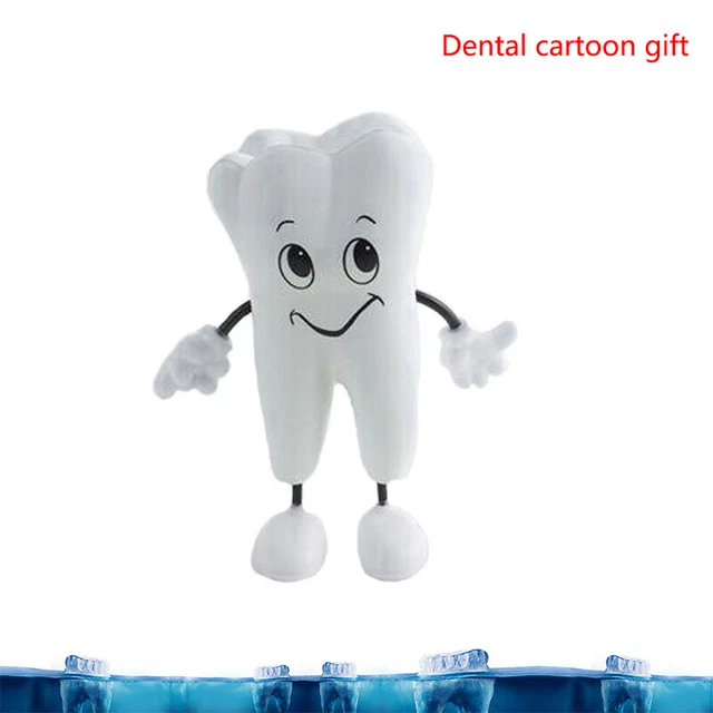 TOOTH-FIGURE SQUEEZE TOY Soft PU Foam Tooth Doll Model Promotional ...