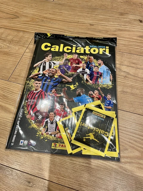 PANINI CALCIATORI 2024/25 Sticker Starter Pack: Album + 4 Packs Sealed ...