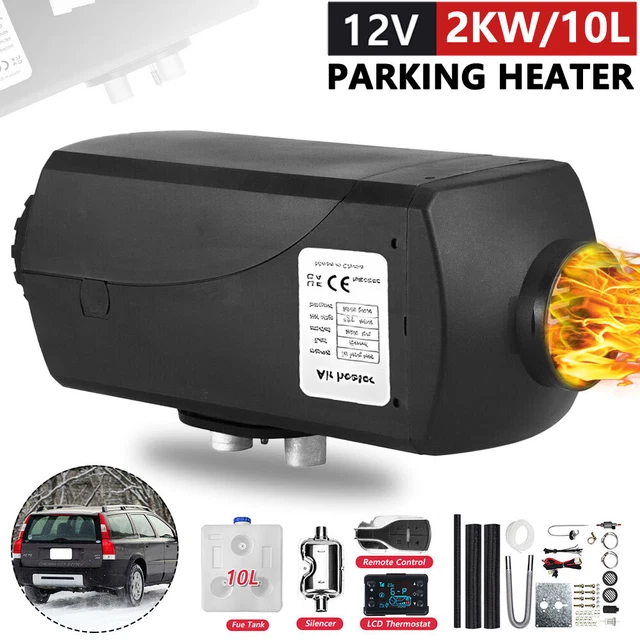 DIESEL HEATER 12V Caravan Camper Van Air Motorhome 2KW Night Parking ...