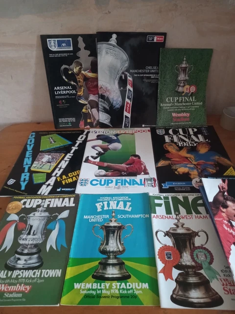 13 F A Cup Final Programmes £7.58 - PicClick UK