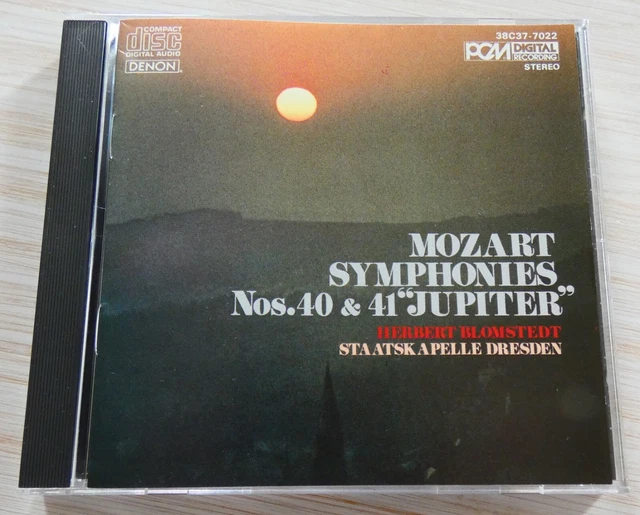CD CLASSIQUE MOZART Symphony 40 & 41 Jupiter Herbert Blomstedt Made In Japan EUR 12,99 - PicClick FR