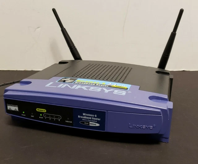 LINKSYS WRT54G WIRELESS-G Broadband Router with 4-Port Switch $19.99 ...