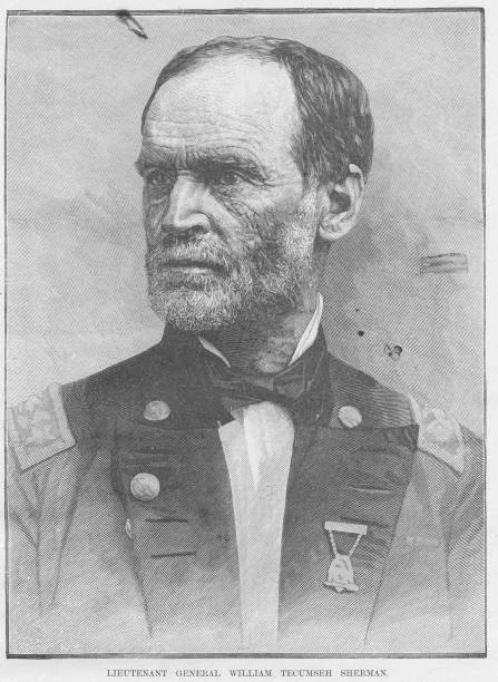 UNION GENERAL WILLIAM Tecumseh Sherman 1861 Old Photo Print EUR 6,64 ...