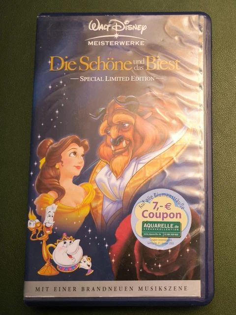 DIE SCHÖNE UND das Biest Special Limited Edition VHS Walt Disney Kassette Film EUR 5,00 ...
