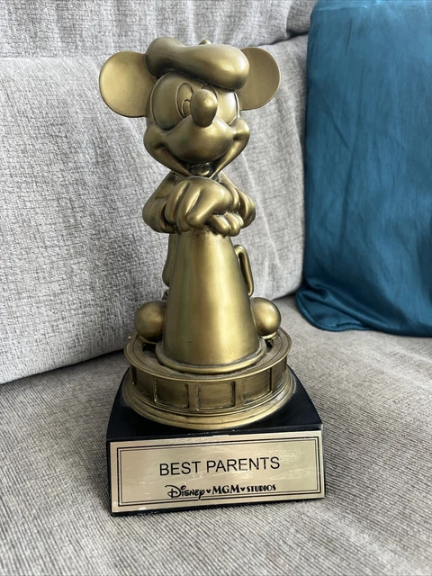 MICKEY MOUSE BEST Parents Statue Trophy Award- Disney MGM Studios RARE ...