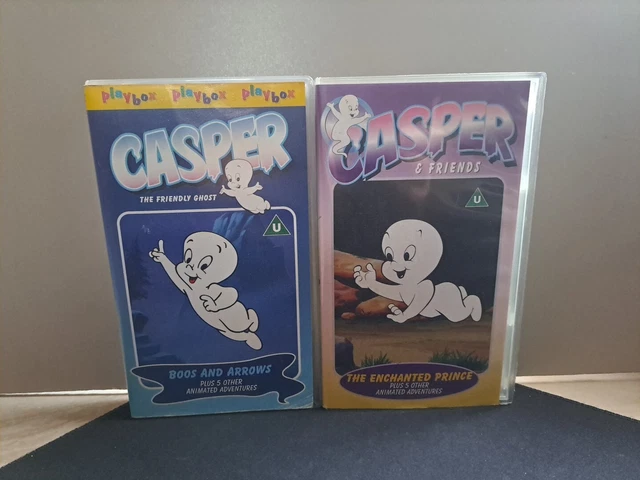 2 X CASPER The Friendly Ghost Videos - 1954 VHS - Classic 50s Animation ...