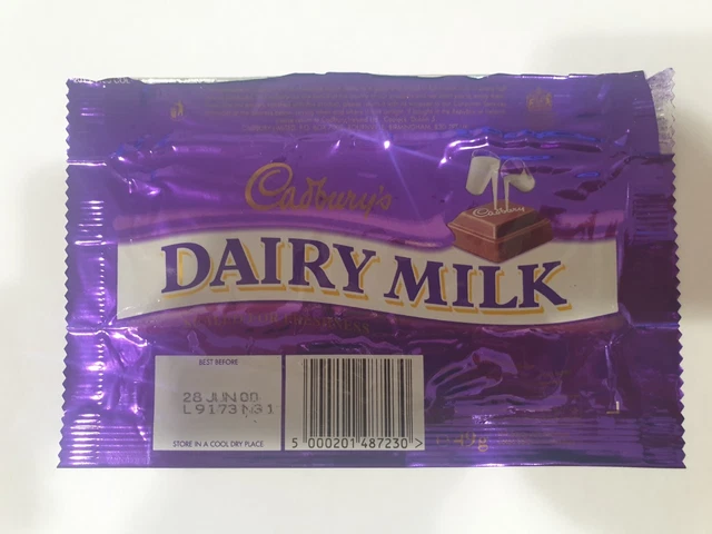 CADBURY DIARY milk circa circa 2000 foil wrapper £4.91 - PicClick UK