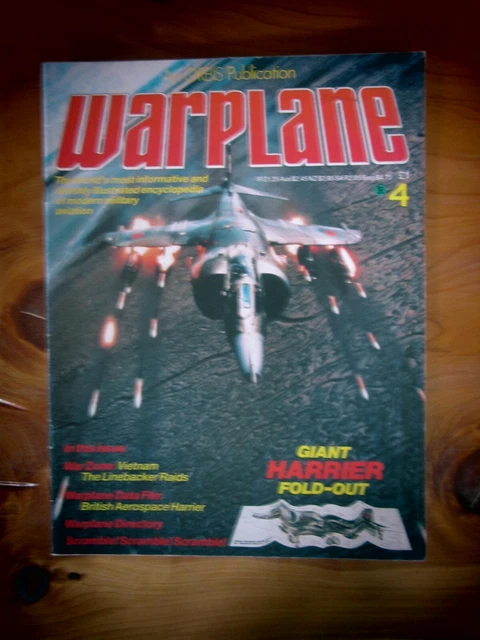 MAGAZINE WARPLANE 1985 Volume 1 Issue 4 Great ** Must See $3.50 ...