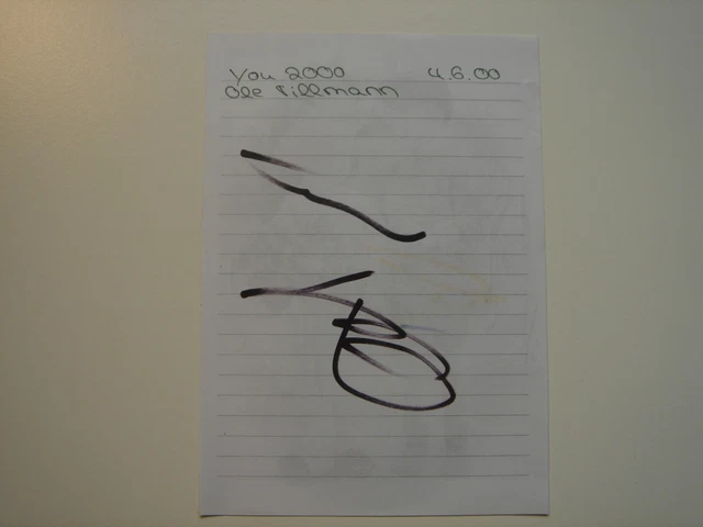 ORIGINAL AUTOGRAMM VON Ole Tillmann (Unter Uns/TOTP) EUR 1,00 - PicClick DE