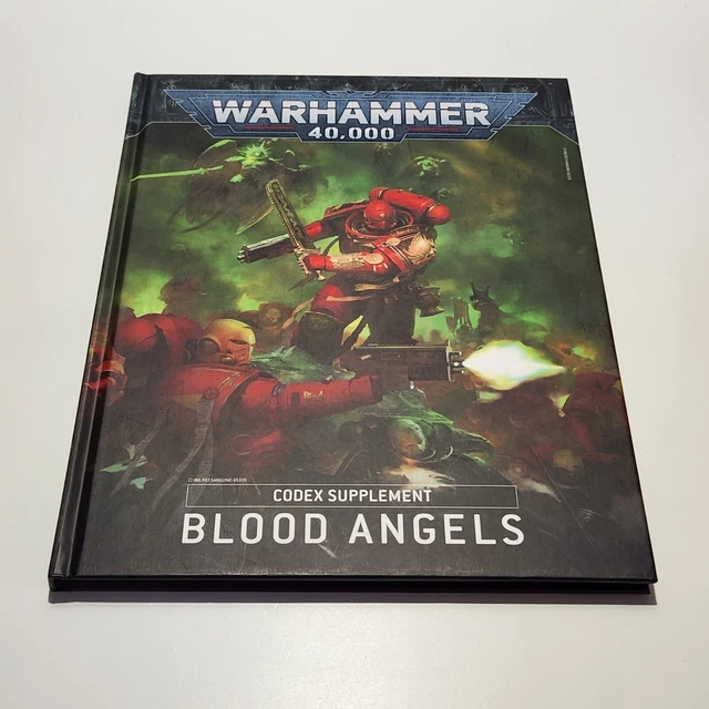 WARHAMMER 40K - Codex Blood Angels - 2020 Hard Cover Rulebook 40,000 ...