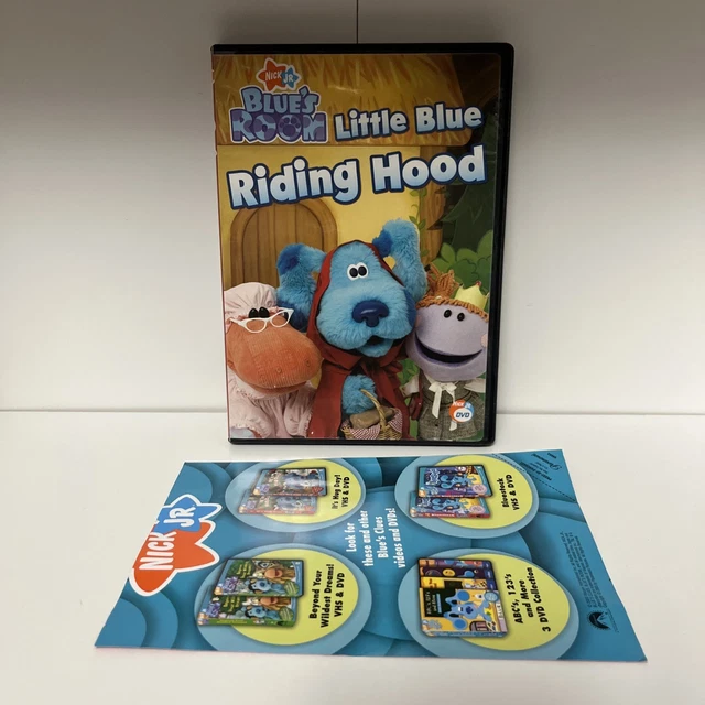 BLUE’S ROOM LITTLE Blue Riding Hood DVD+Insert Paper Good Condition DVD ...