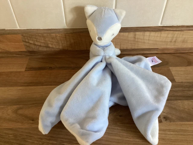SAINSBURYS TU FOX Comforter Blue Baby Soft Toy Blankie Unused £8.64 ...