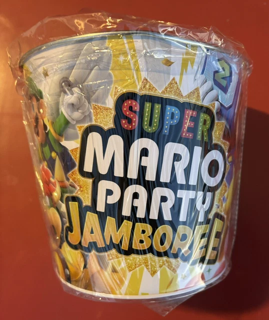 SUPER MARIO PARTY Jamboree Target Exclusive Popcorn Bucket Tin Only £31 ...