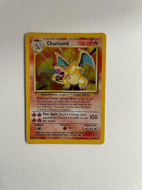 POKÉMON TCG CHARIZARD Base Set 4/102 Holo Unlimited Holo Rare £145.00 ...