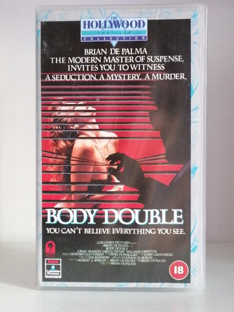 BODY DOUBLE - VHS TAPE - Boxed & Tested - Horror Film - Thriller £11.12 ...