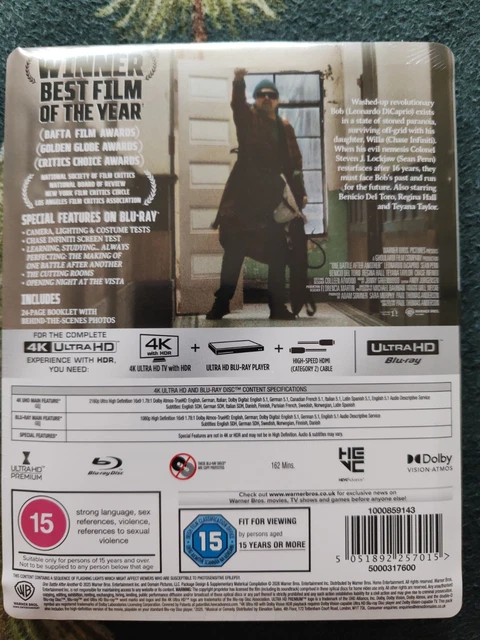 ONE BATTLE AFTER Another Limited Edition 4K Ultra HD Blu Ray Steelbook ...