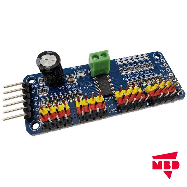 Pca9685 16 Kanal 12 Bit Servo Treiber Modul Pwm I2c Arduino Raspberry Pi Eur 895 Picclick De