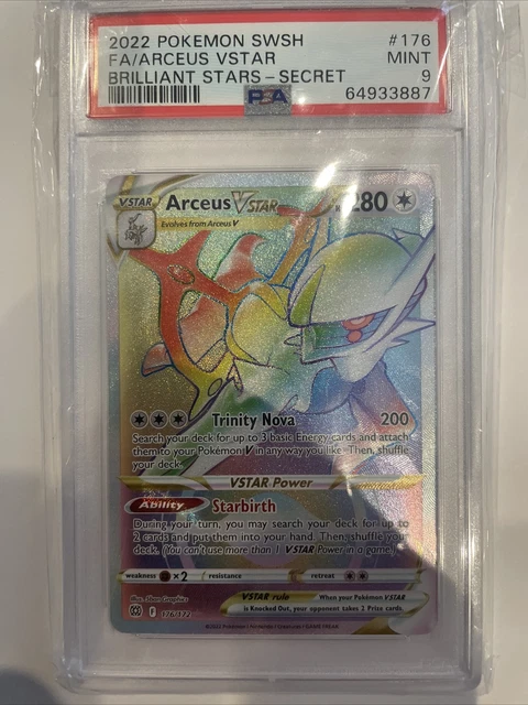 2022 POKEMON FULL art arceus vstar brilliant stars #176 psa 9 $21.50 - PicClick CA