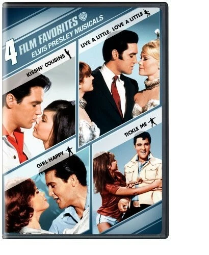 ELVIS PRESLEY 4 Films Kissing Cousins/Tickle Me/Girl Happy/Live A ...