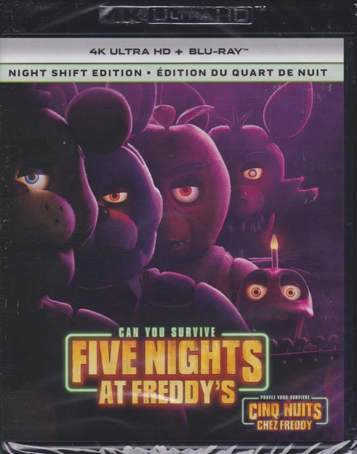FIVE NIGHTS AT FREDDY'S NIGHT SHIFT EDITION 4K ULTRA HD & BLURAY SET ...