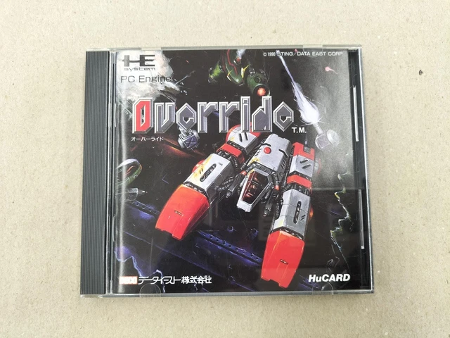 DATA EAST OVERRIDE Pc Engine Hu Card Software EYg42 £350.34 - PicClick UK