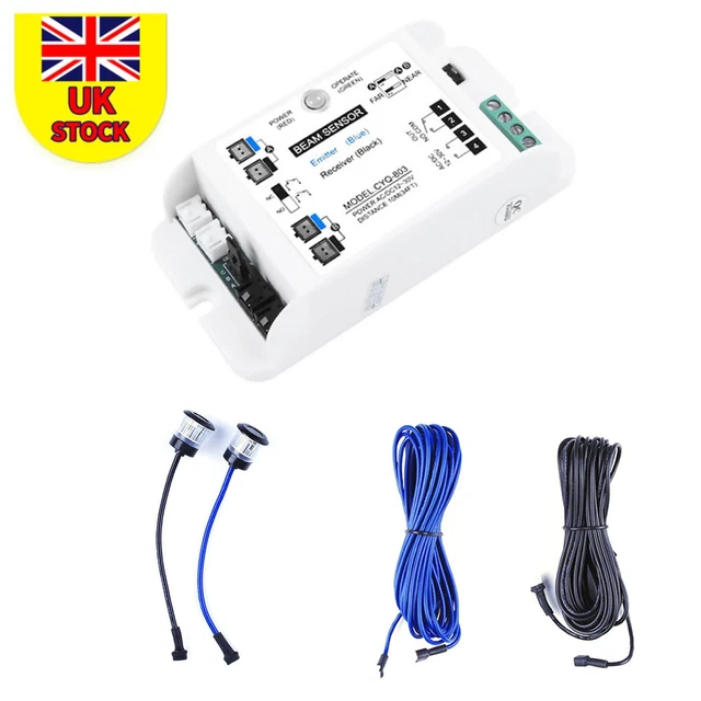 AUTOMATIC SLIDING DOOR Opener Safety Beam Sensor Infrared Anti-Clip ...