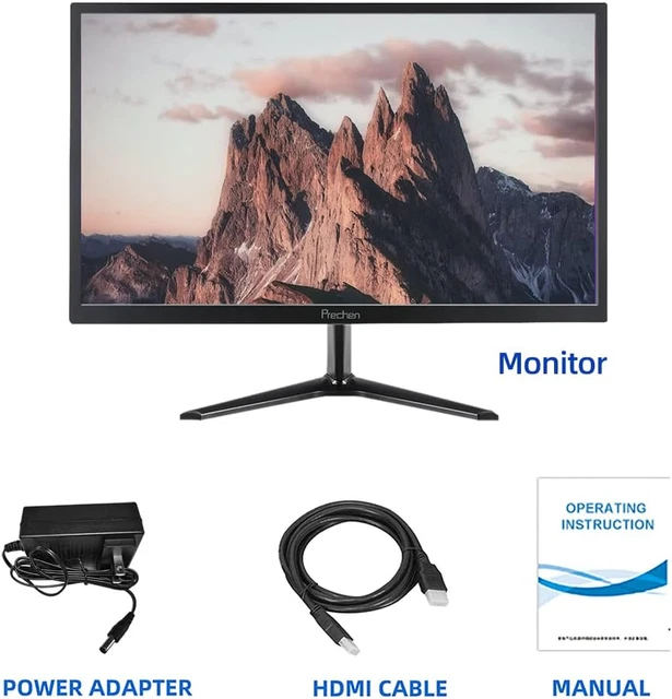 PRECHEN 19 INCH Monitor .1440x900 Computer Monitor with HDMI/VGA,60HZ ...