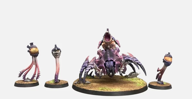 WARHAMMER 40K TYRANIDS Biovore/Pyrovor Xenos Armies Painted Gallery ...