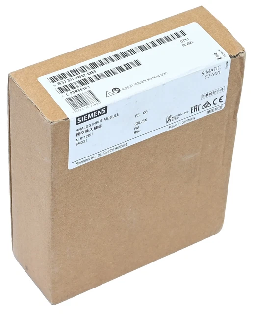 SIEMENS 6ES7331-7KF02-0AB0 6ES7 331-7KF02-0AB0 moduli di ingresso analogici nuovi sigillati EUR ...